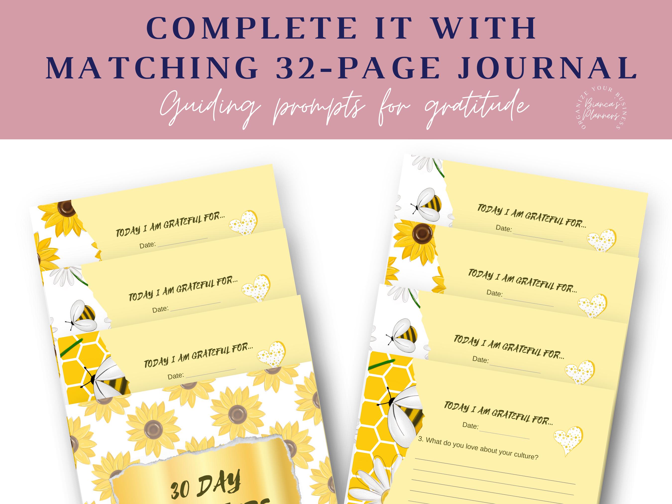 2025 Monthly Calendar | Bees and Sunflowers Design | Printable PDF ...