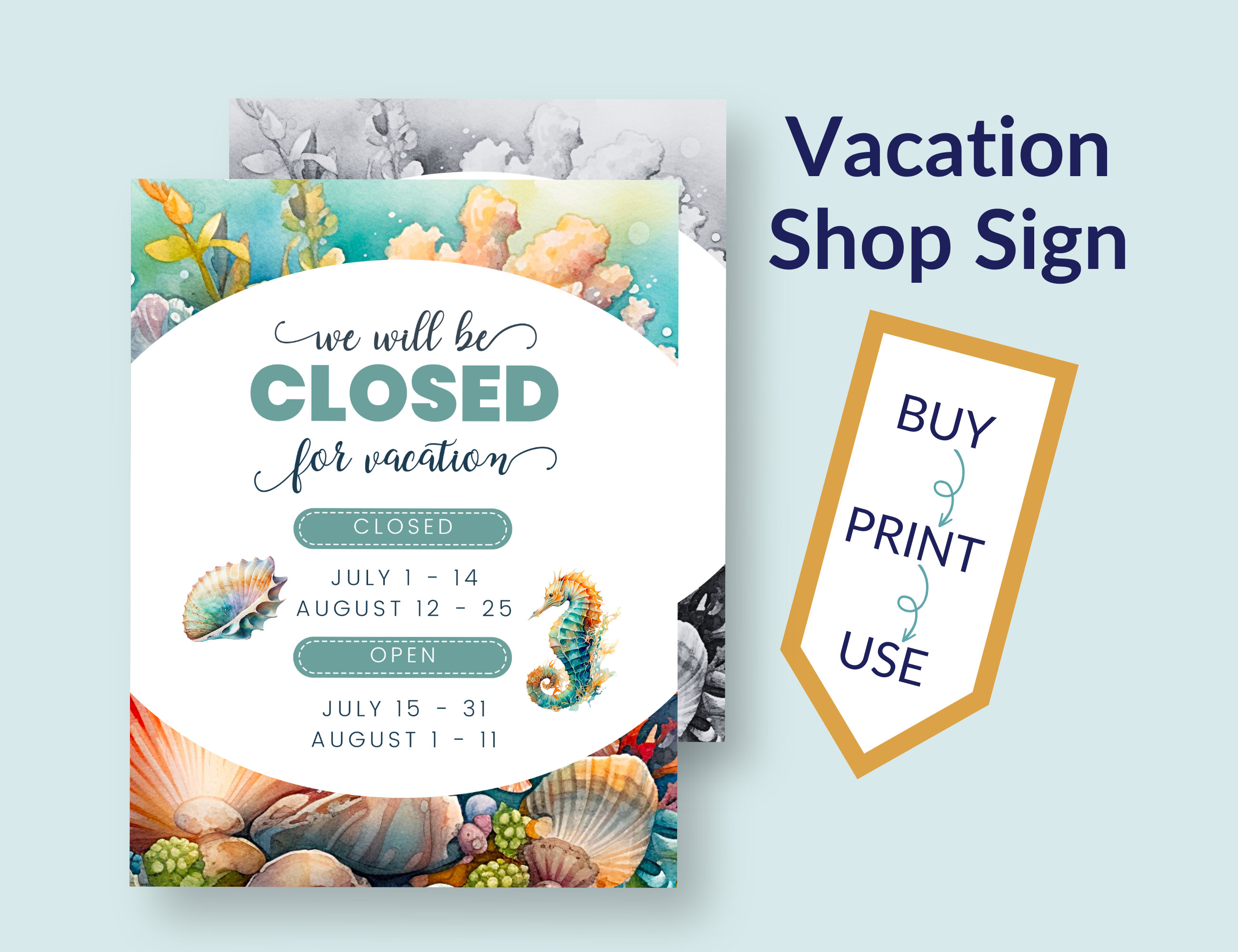 Customizable Shop Closed Sign | Printable | Fillable Shop Sign | Retail ...