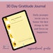 30 Day Gratitude Journal Sunflowers and Bees, Printable Journal ...