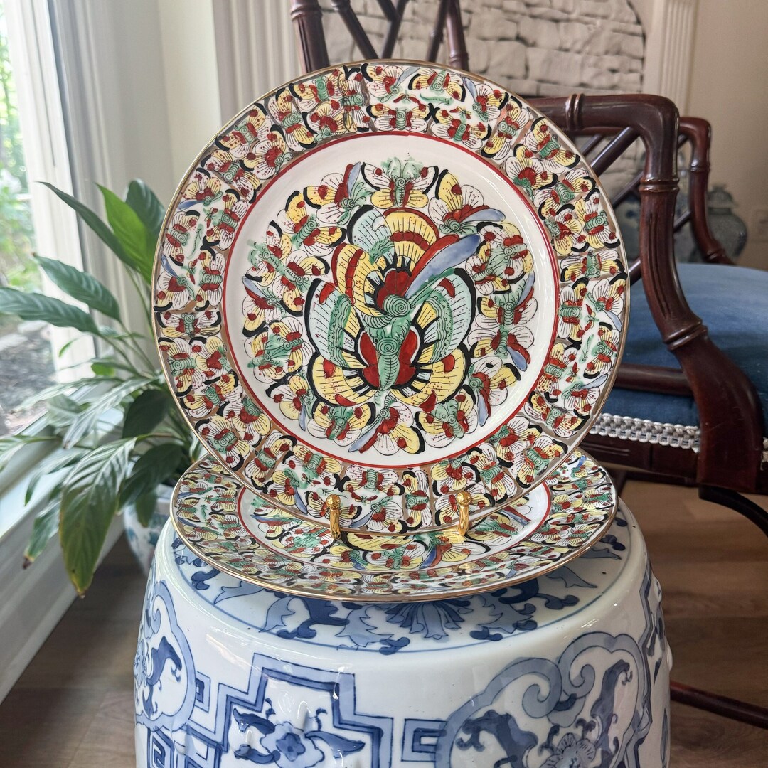 Vintage Thousand Butterflies Plate Rare Thousand Butterflies Platter ...