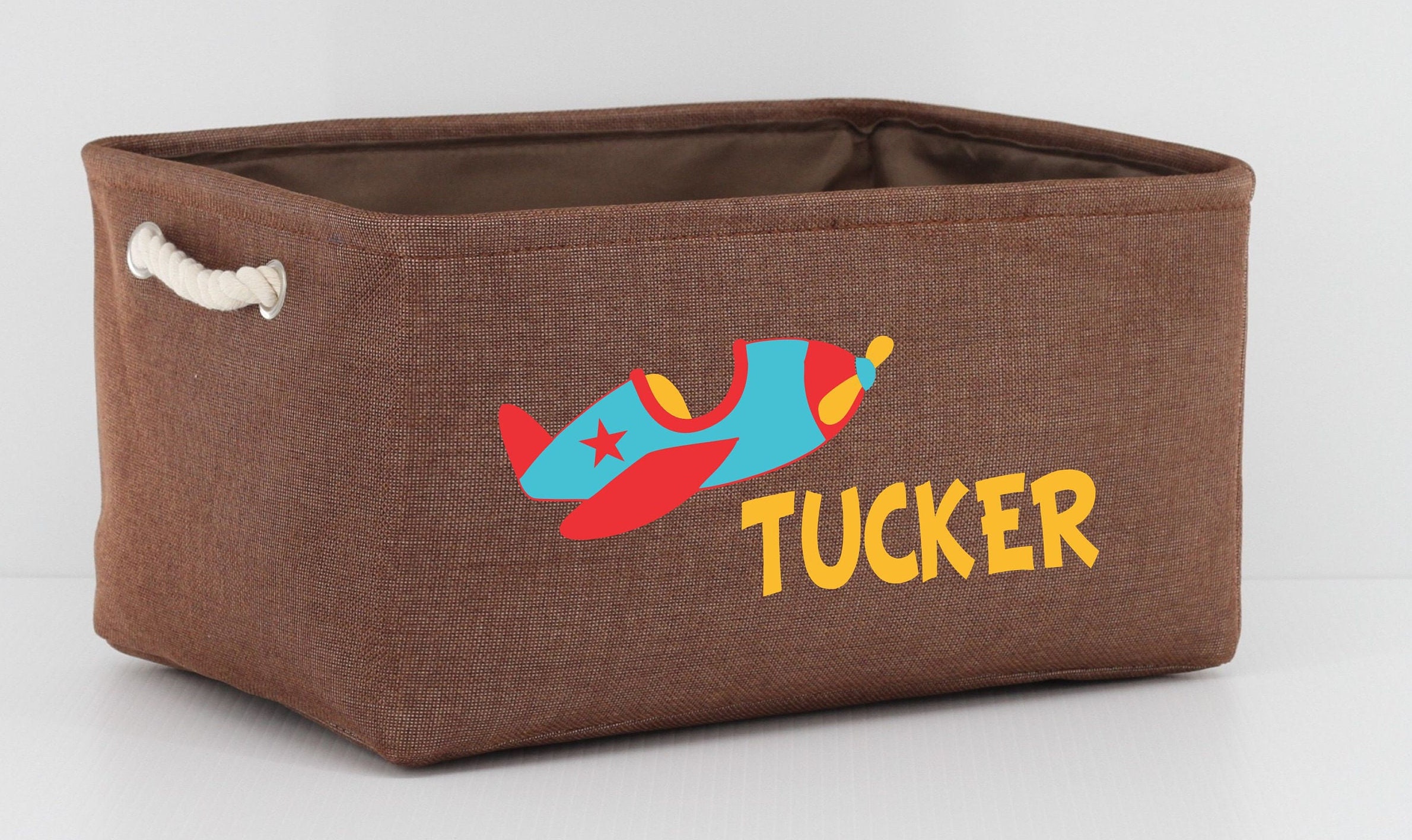 Personalized Child Toy & Accessories Storage Basket Child - Etsy