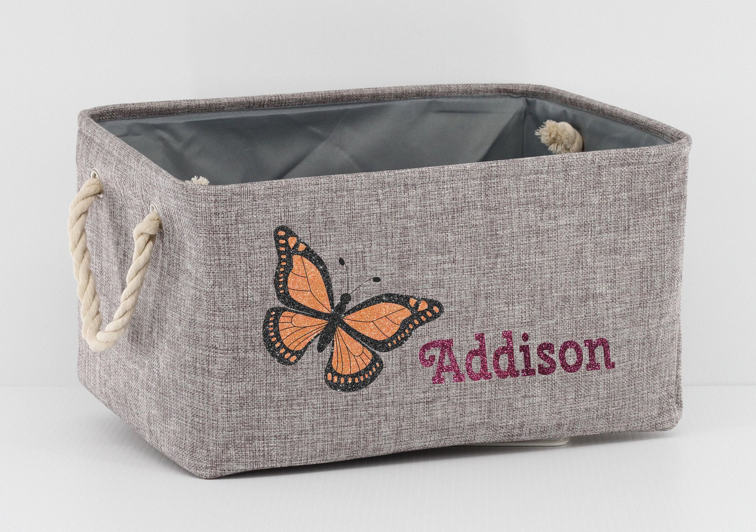Personalized Child Toy Storage Basket Child Room Accessory With ...