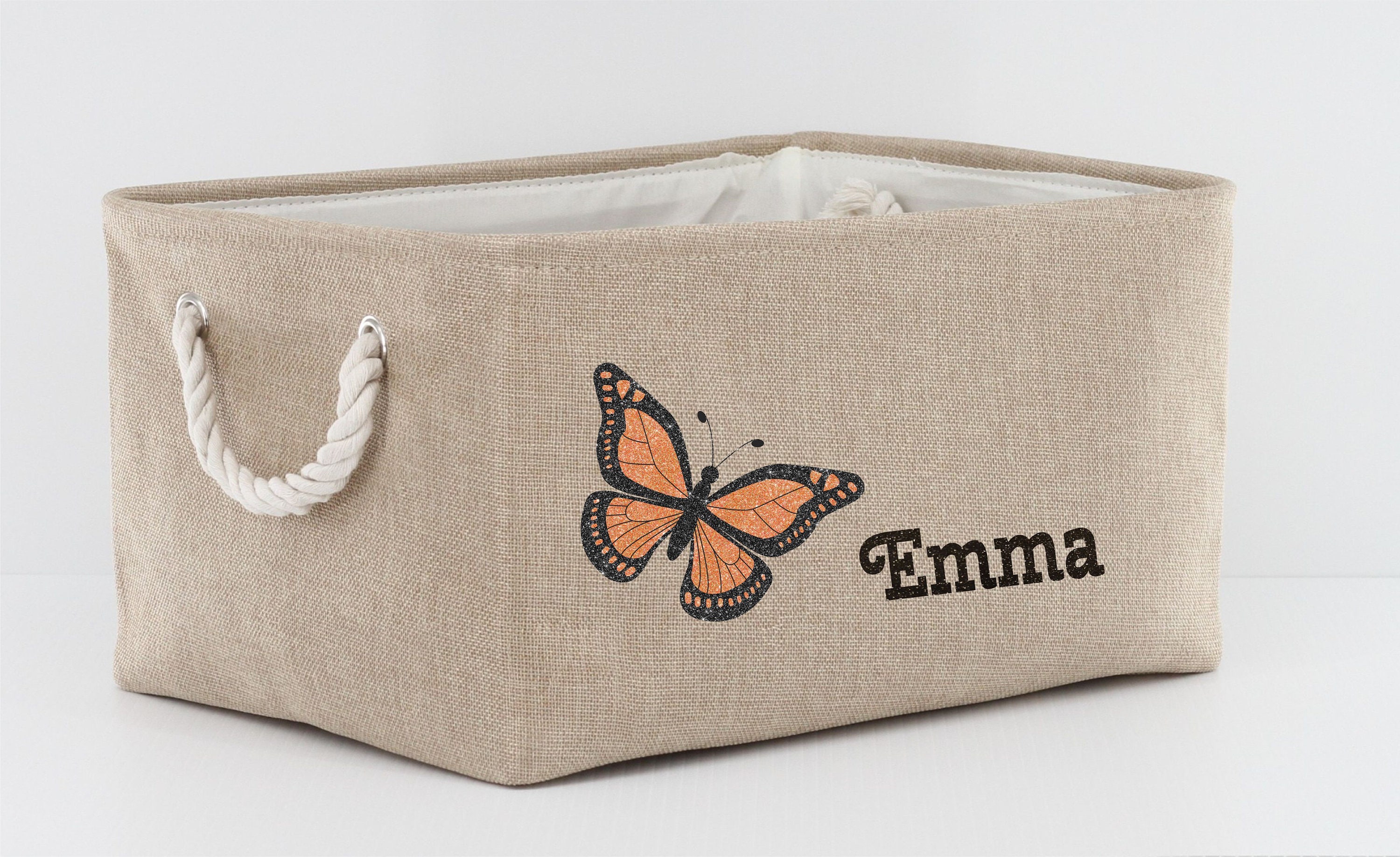 Personalized Child Toy Storage Basket Child Room Accessory With ...