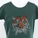 Tiger Rhinestone Shirt Tiger Bling Shirt Ladies Bling Shirt Short or ...