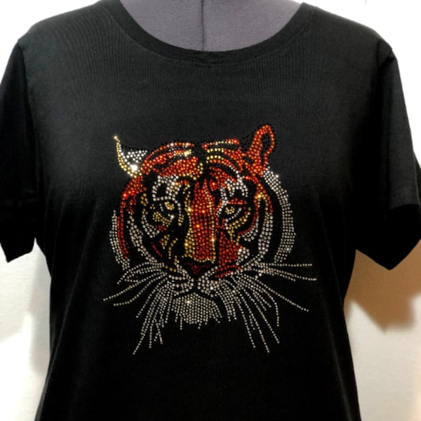 Rhinestone Tiger - Etsy