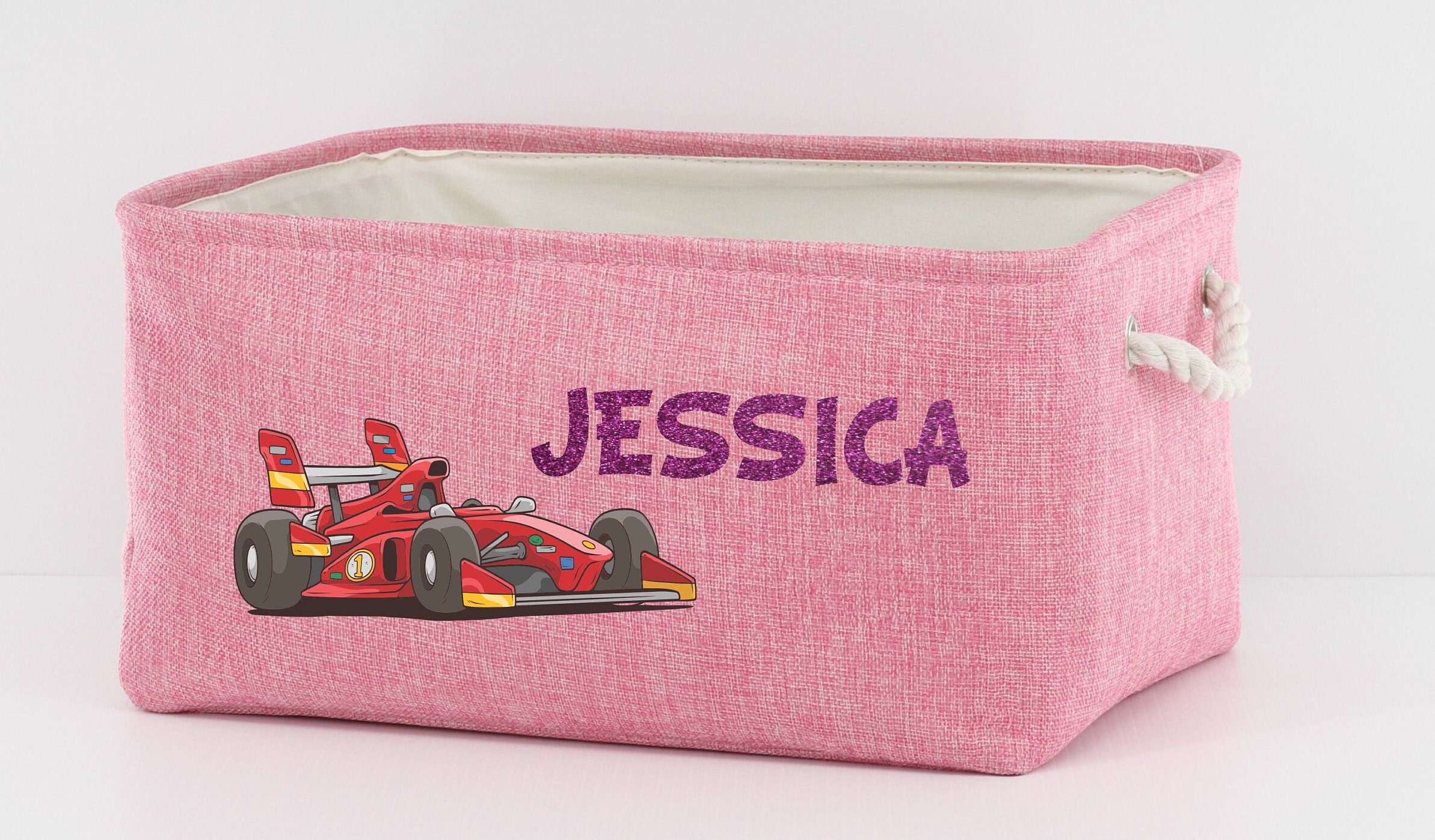 Personalized Child Toy and Accessories Storage Basket Child Essentials ...