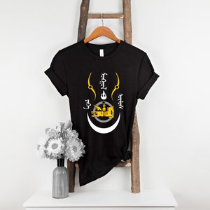 Mongol Empire T-shirt Battle Flag of Mongols Shirt Genghis Khan Tshirt ...