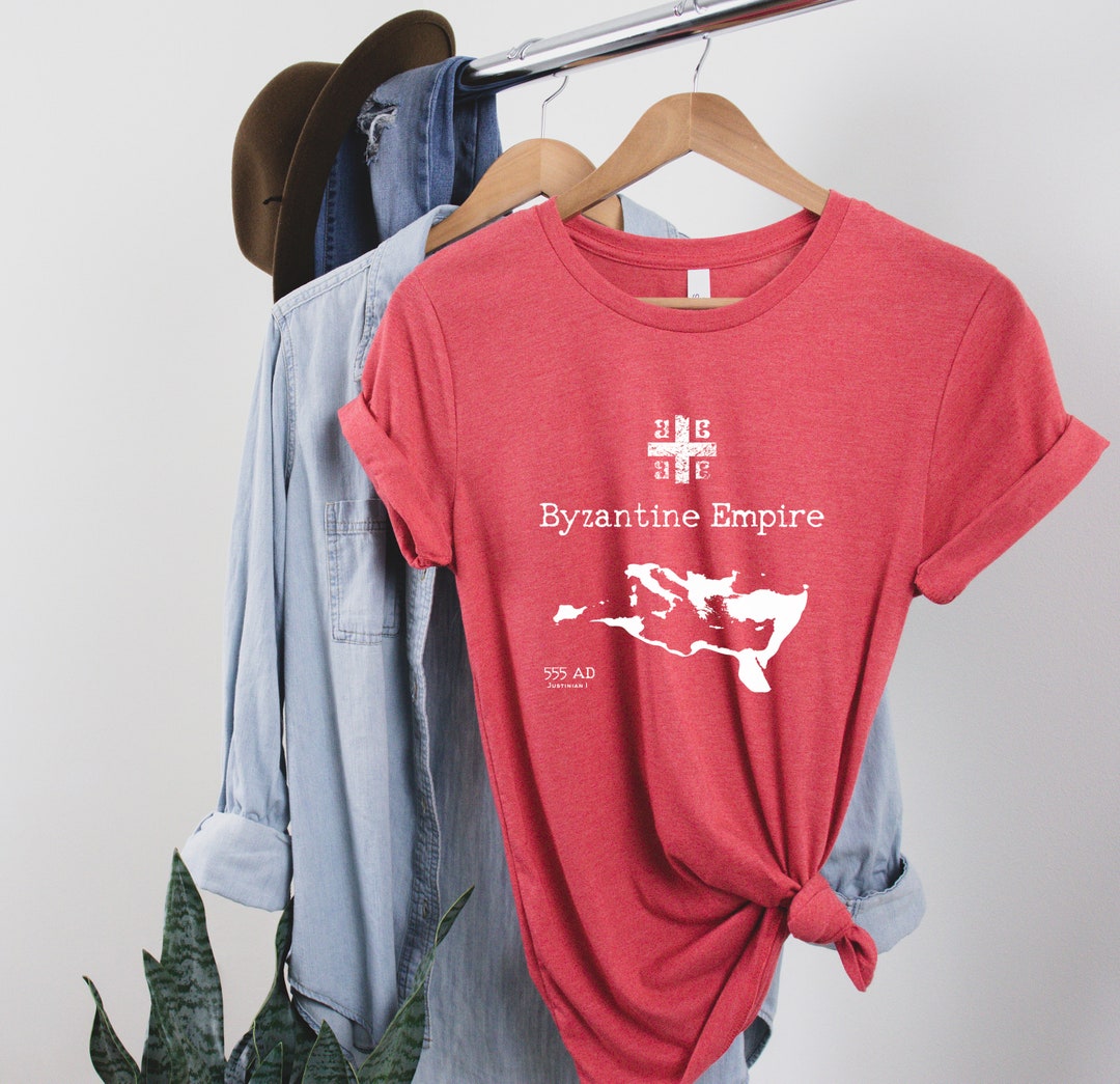 Byzantine Empire Map T-shirt: Justinian Era Roman History Tee - Etsy