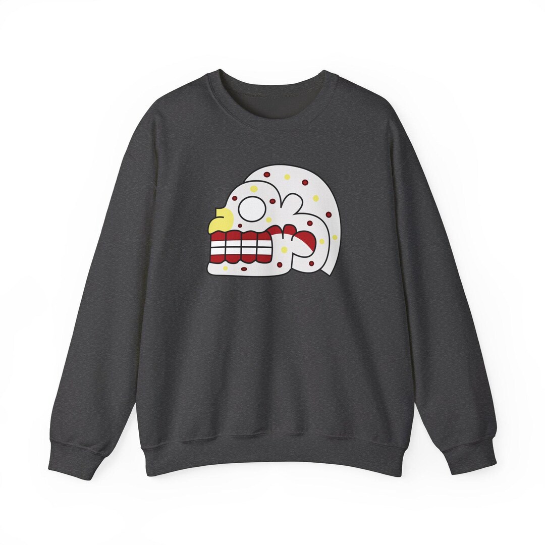 Miquiztli Sweatshirt Aztec Death Symbol Sweater Aztec Calendar Design ...
