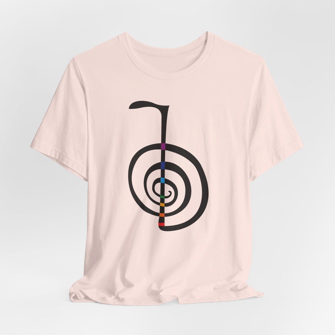 Reiki Shirt Cho Ku Rei T-shirt Chakra Colors Tee Reiki Symbol Shirt - Etsy