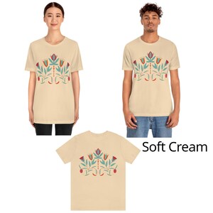 Native American Inspired Floral Design T-shirt, Native American Style ...