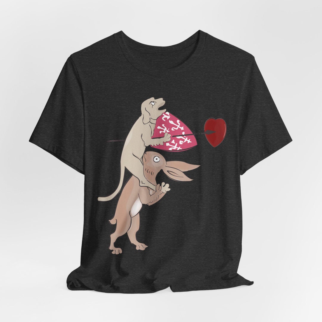 Medieval Hound and Rabbit T-shirt Marginalia Art Shirt Funny Medieval ...