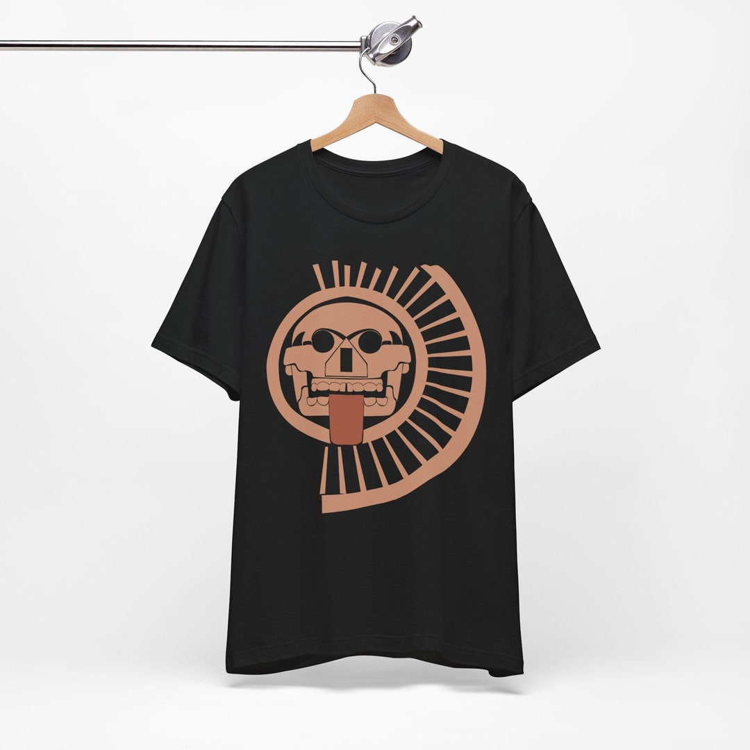 Aztec Shirt Mictlantecutli Tshirt Aztec God Tshirt Aztec Death Disk T ...