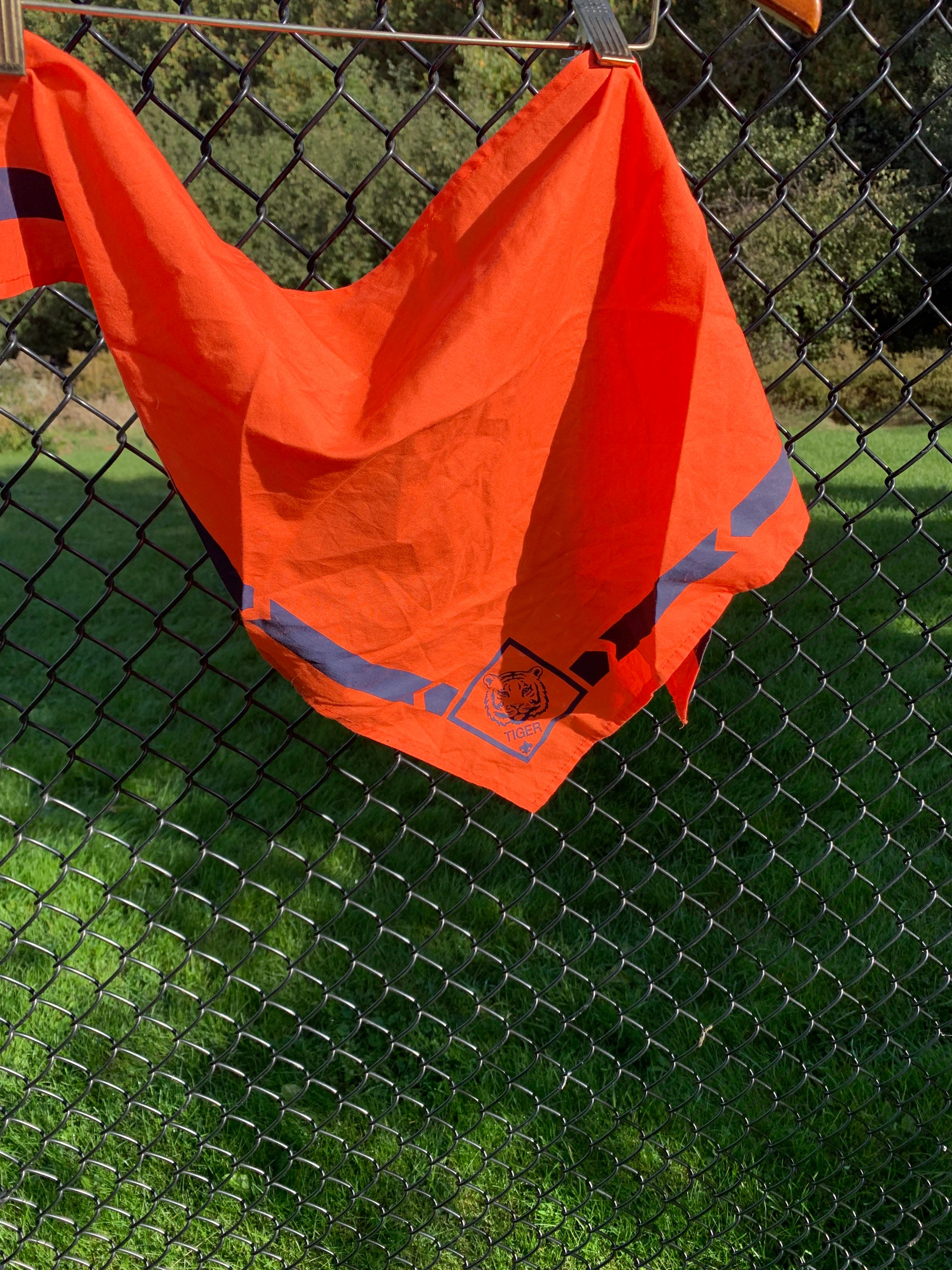 Tiger Cub Scouts Bandana, 1982, Orange and Navy - Etsy