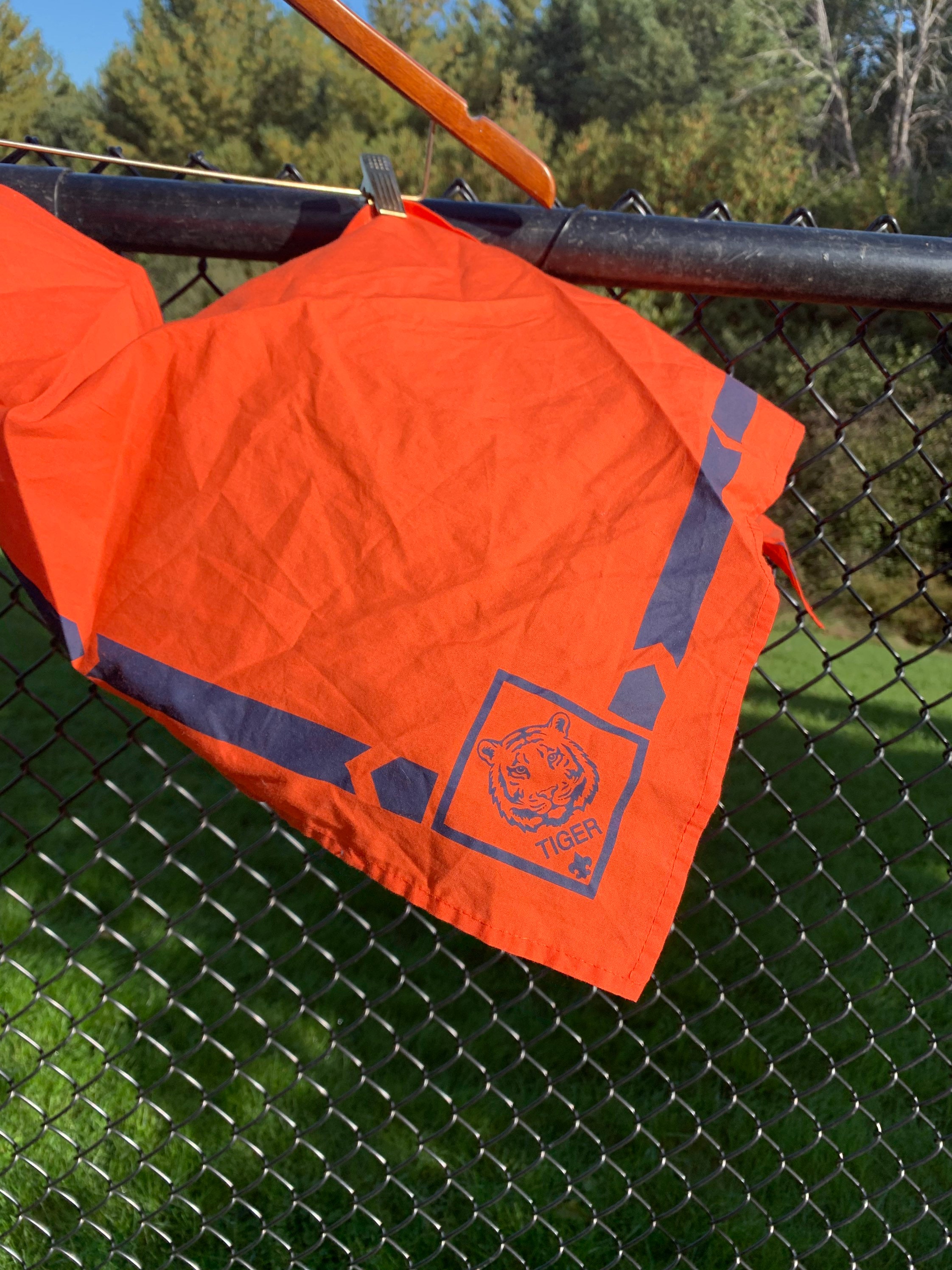Tiger Cub Scouts Bandana, 1982, Orange and Navy - Etsy