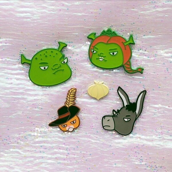 Shrek Fiona Brooch - Etsy