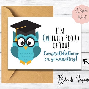 Printable Graduation Card High School Graduation Card - Etsy