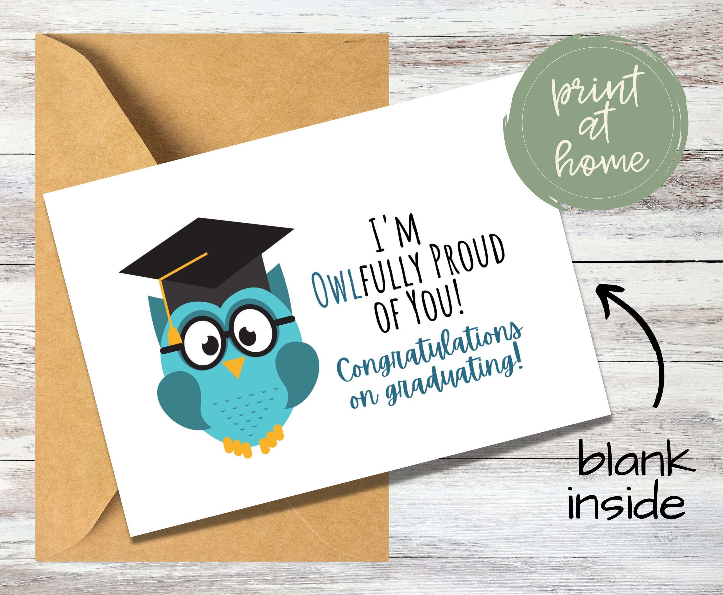 Printable Graduation Card | High School Graduation Card | College ...