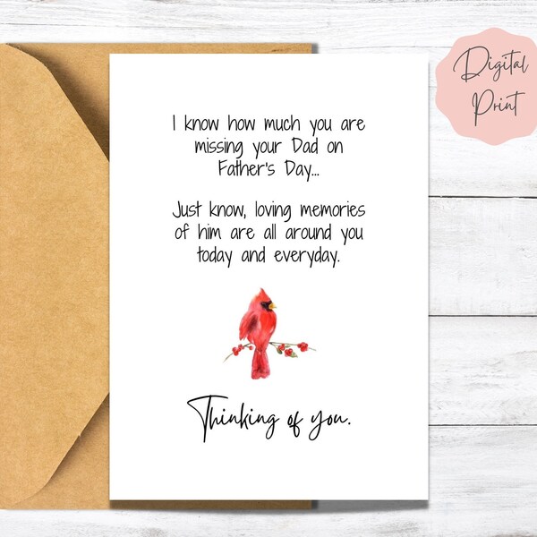 Thinking of You Dad - Etsy