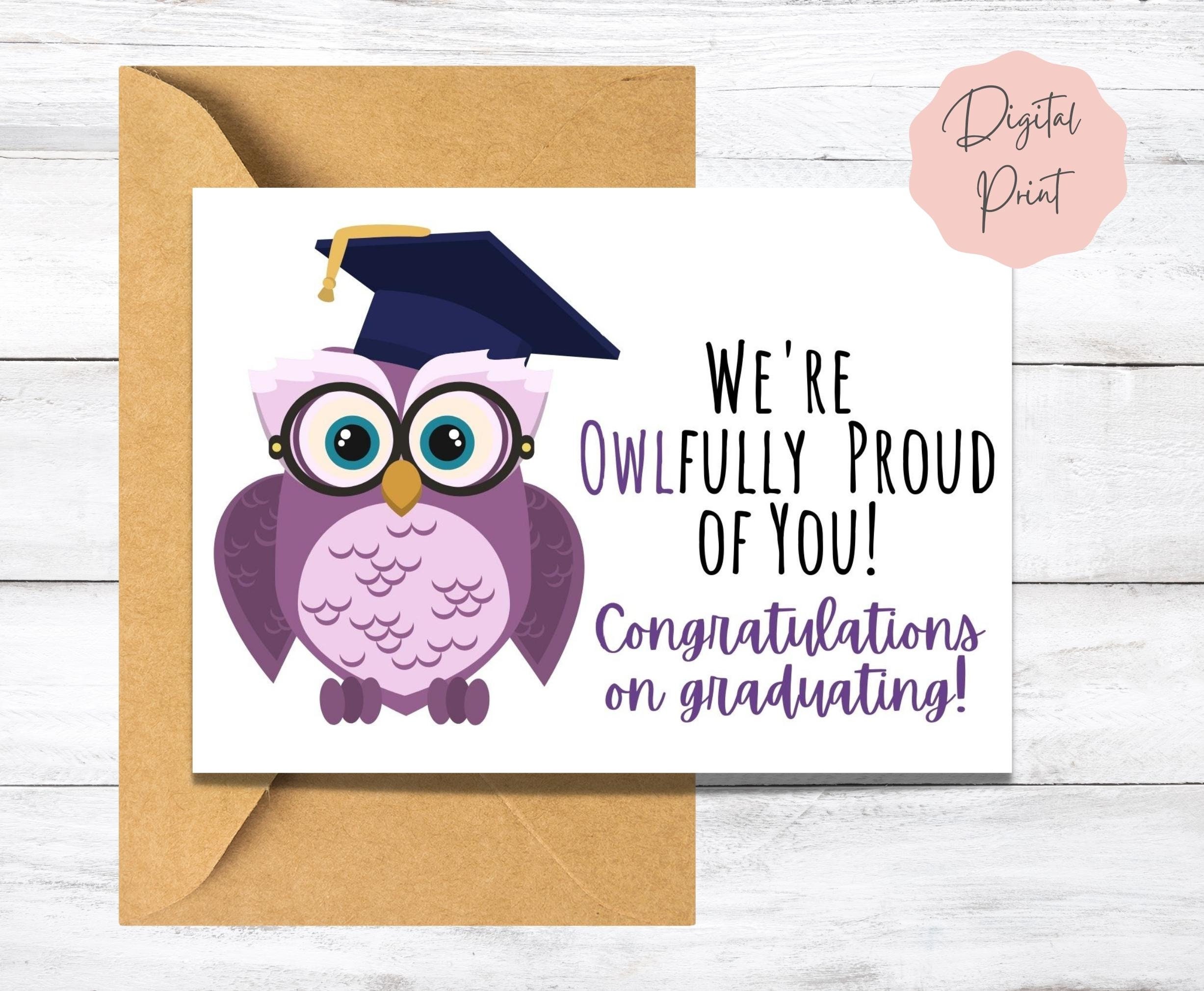 Downloadable Graduation Card Printable Card for Graduation - Etsy