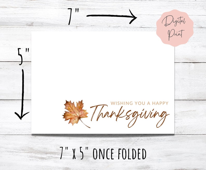 Happy Thanksgiving Card Printable for Coworkers | Wishing You a Happy ...