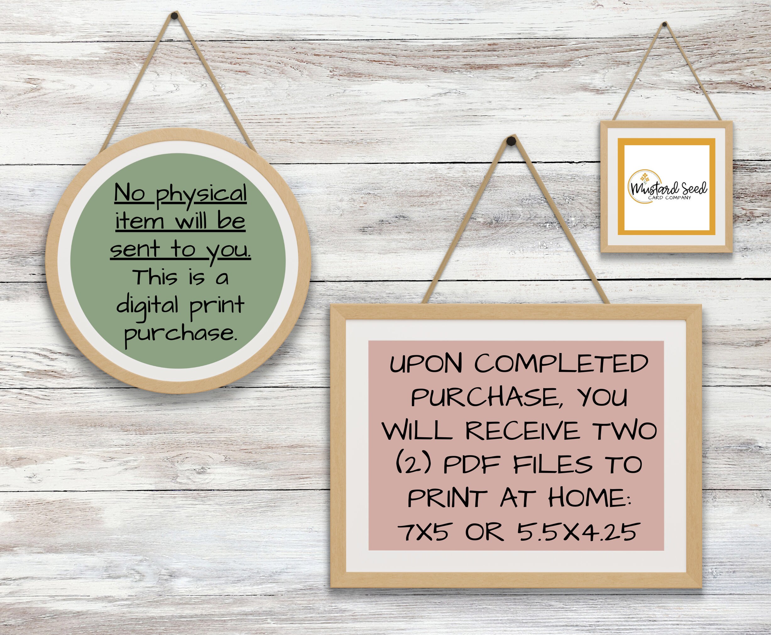 Wildflower Plaid Printable Thank You Card | Casual Thank You Card ...