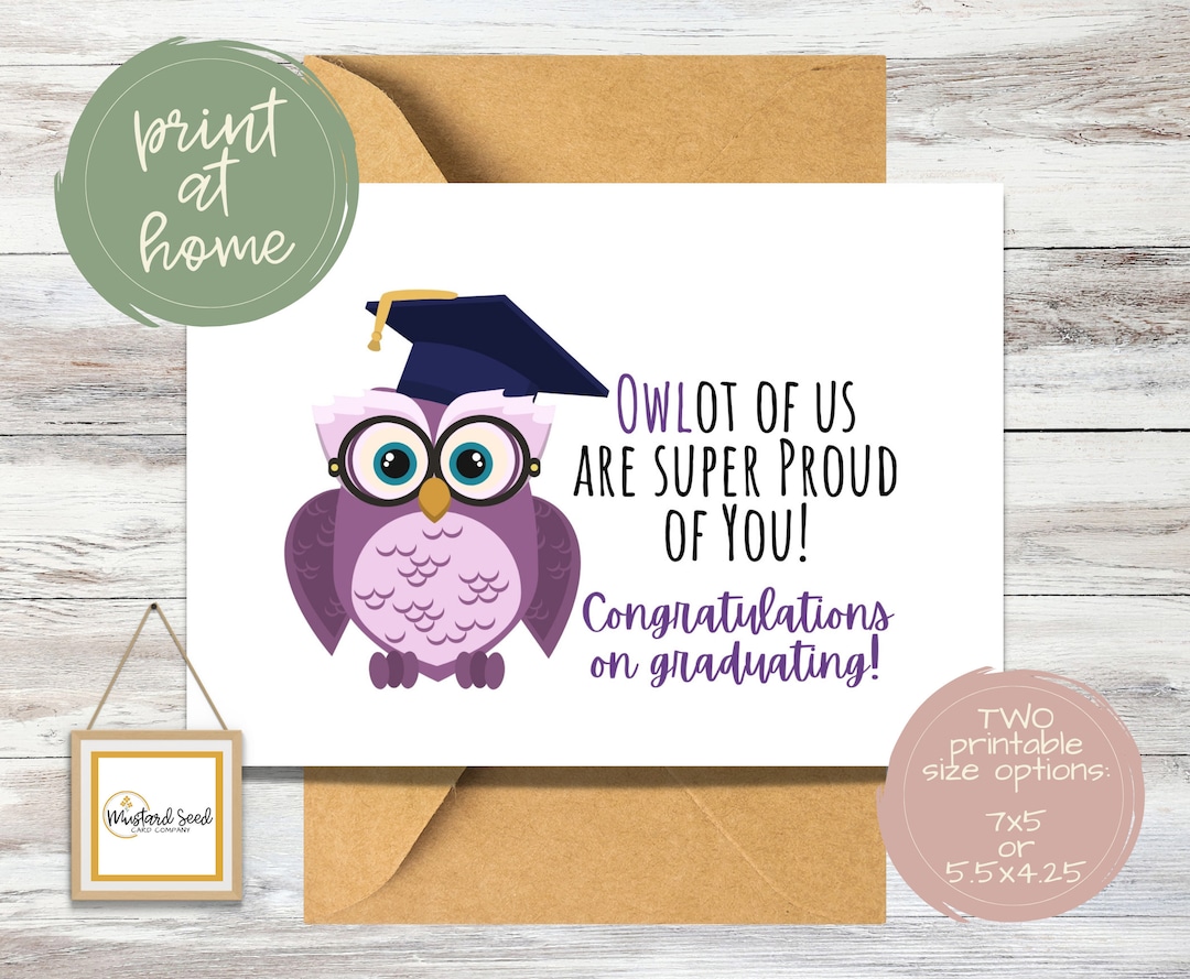 Printable Graduation Card | Congratulations on Graduating Card ...