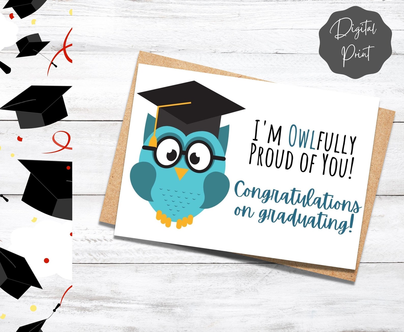 Printable Graduation Card High School Graduation Card | Etsy