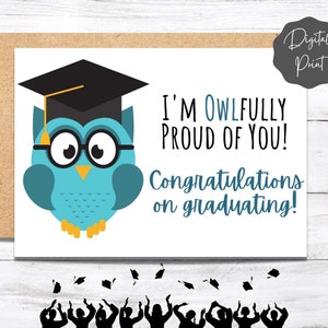 Printable Graduation Card High School Graduation Card | Etsy