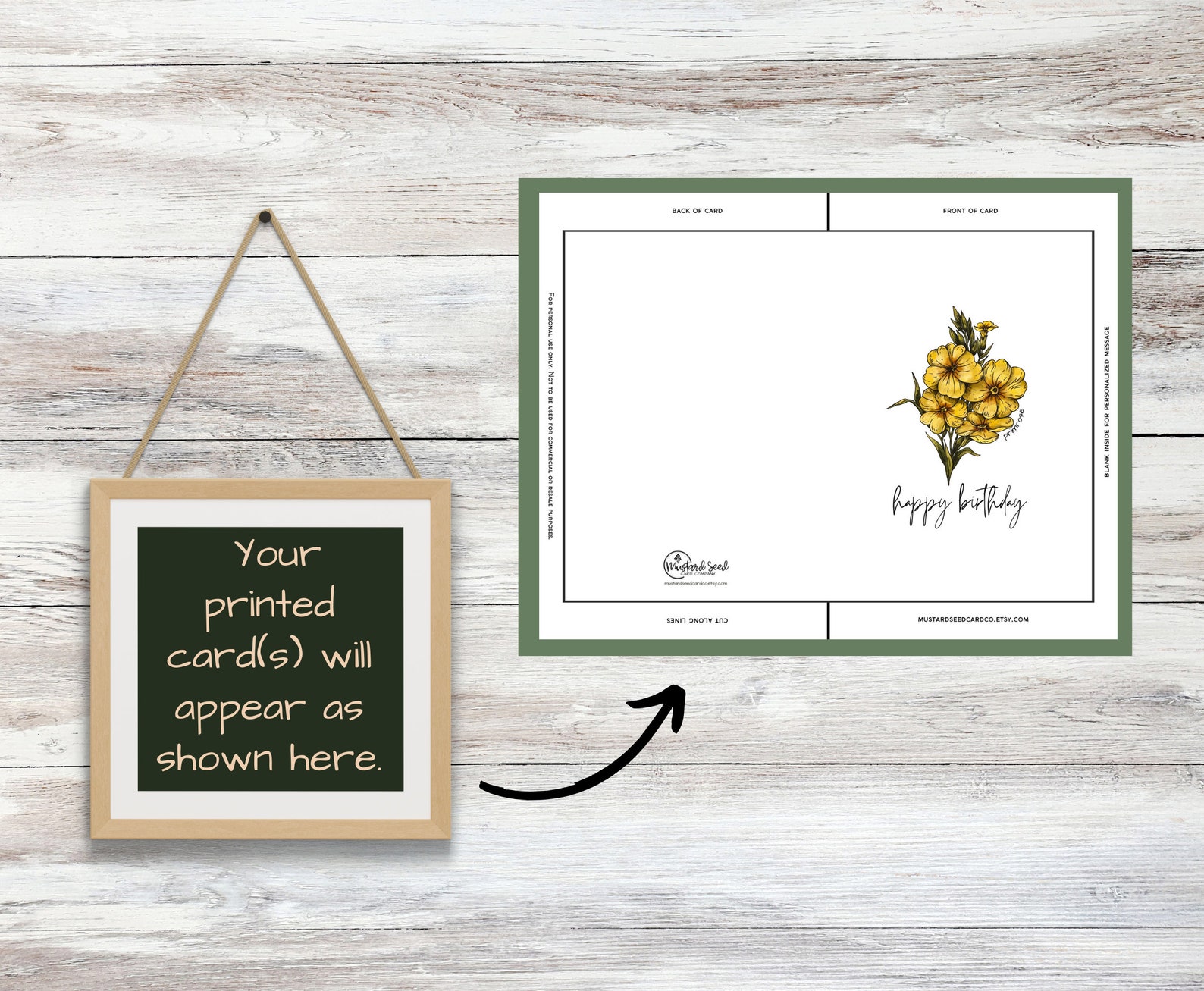 Printable Birth Month Flower Birthday Card February - Primrose ...
