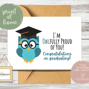 Printable Graduation Card | High School Graduation Card | College ...