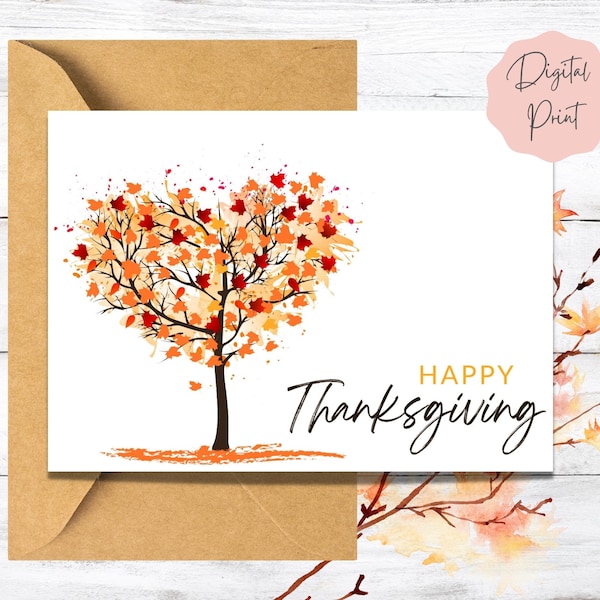 Thanksgiving Cards - Etsy