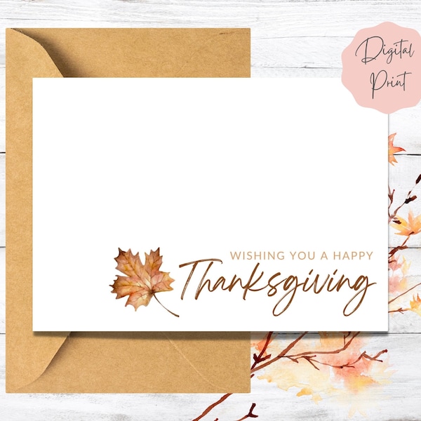 Thanksgiving Cards - Etsy