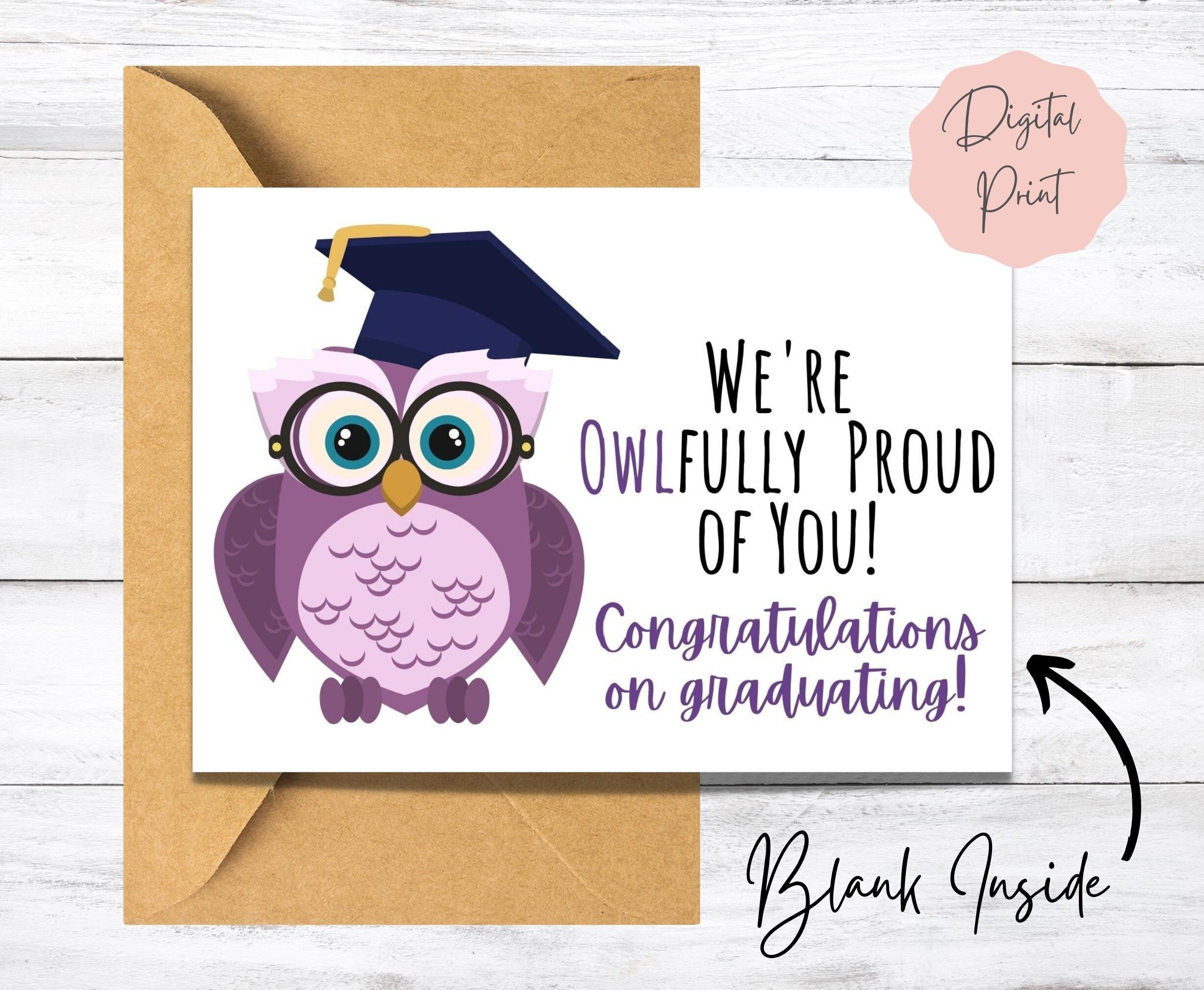 Downloadable Graduation Card Printable Card for Graduation - Etsy