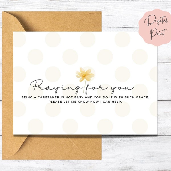 Praying for You Card - Etsy