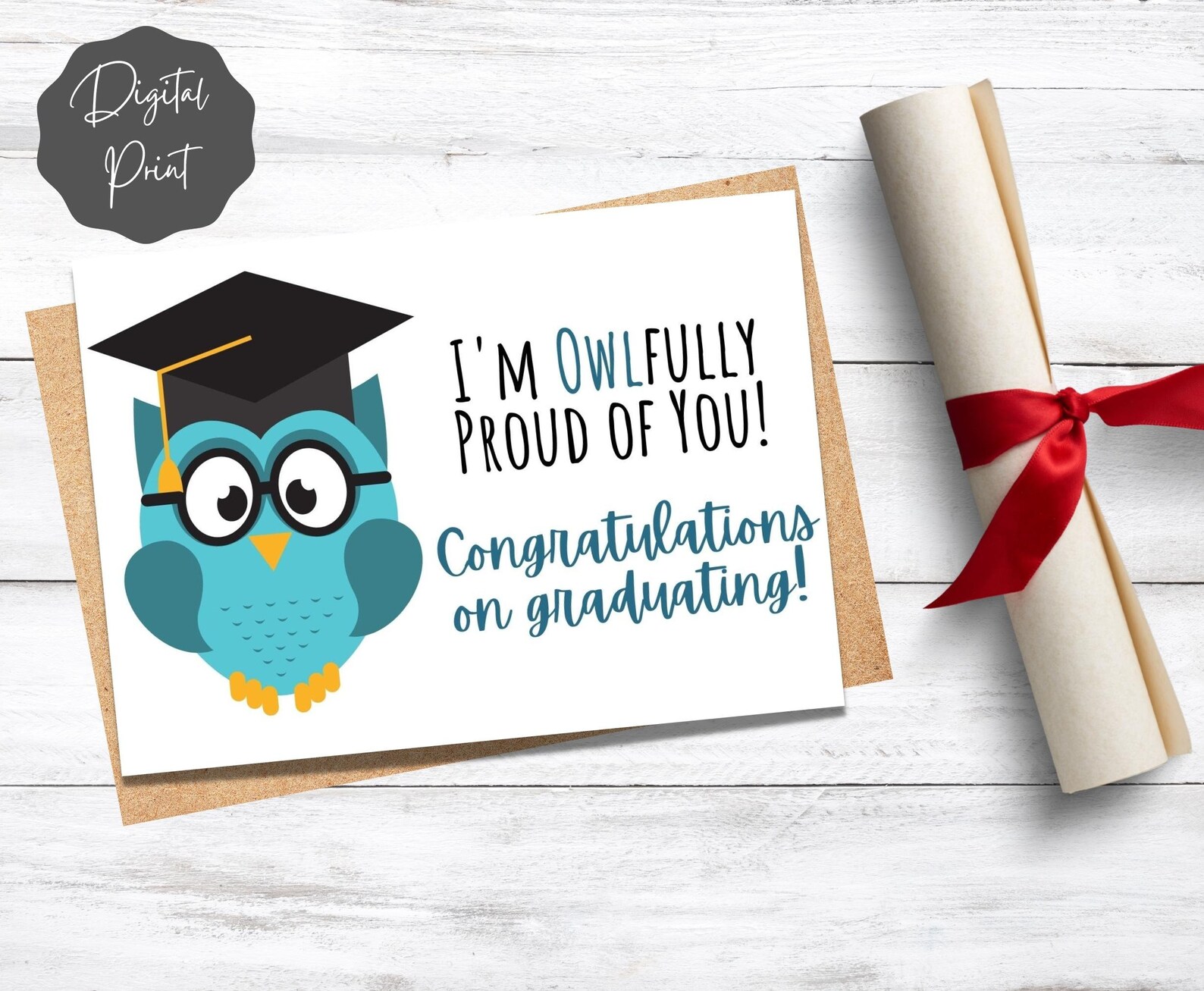 Printable Graduation Card High School Graduation Card | Etsy