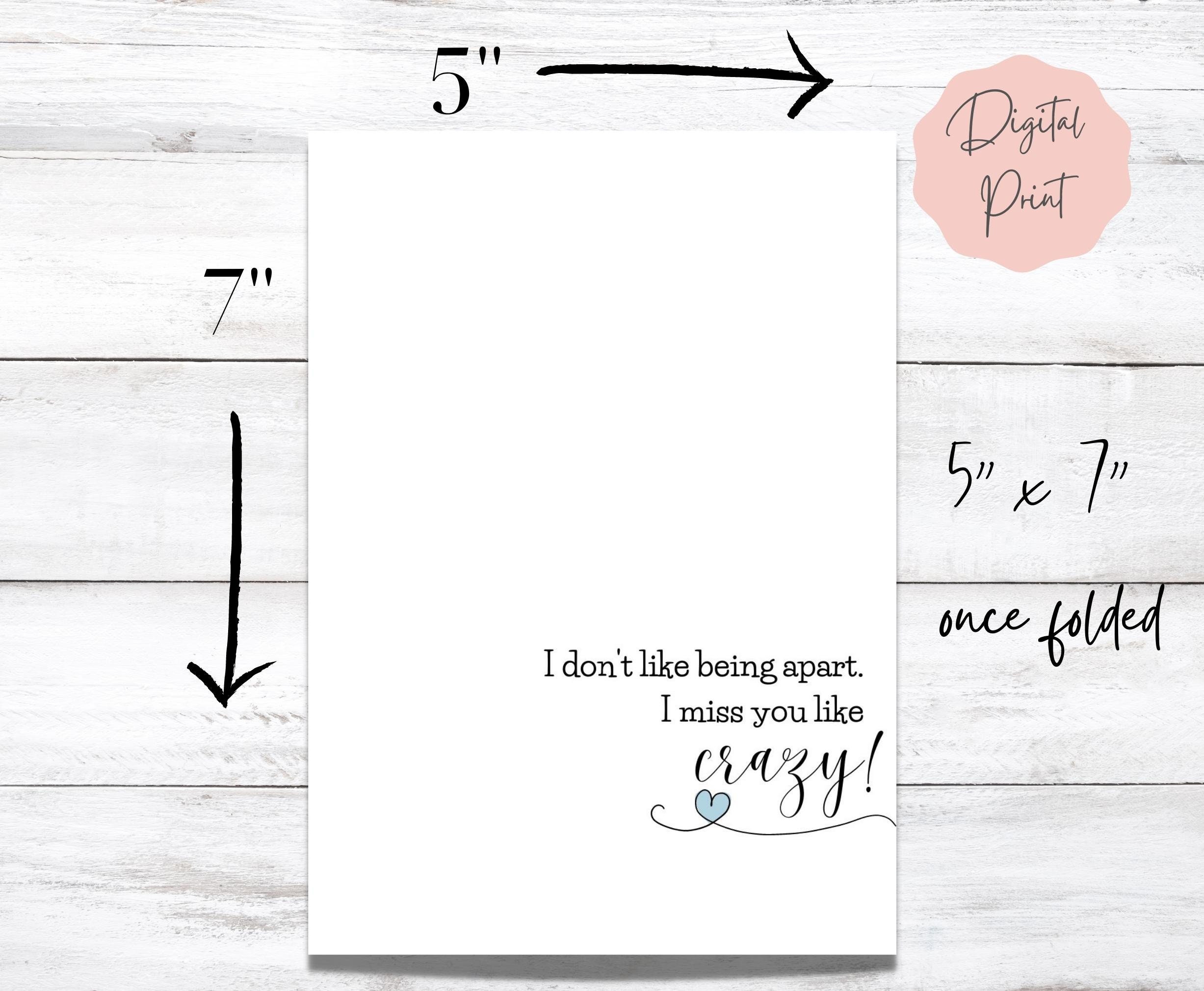 Printable Missing You Card for Husband Who is Away | Missing Wife Who ...