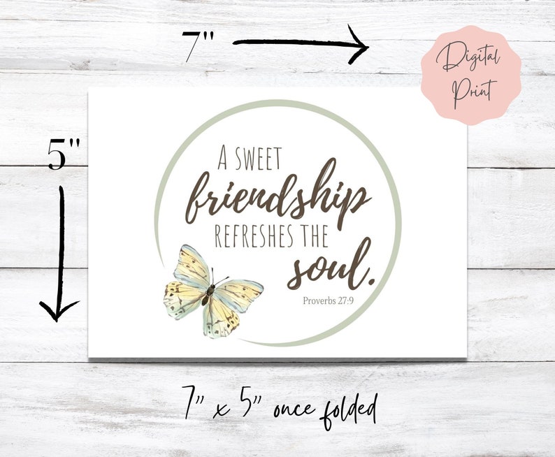 Printable Cards for Friends Inspirational Digital Card Meaningful Card ...