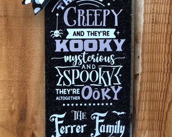 Beware of the Thing Addams Family Sign. Wood or Metal Option - Etsy