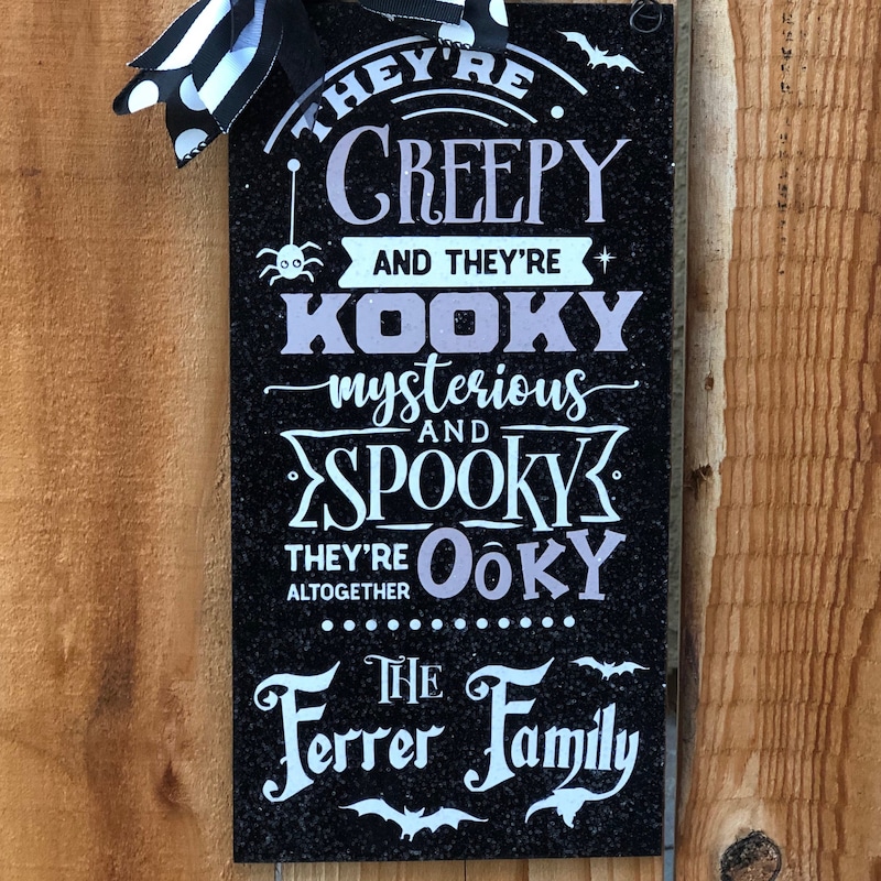 Addams Family Door - Etsy