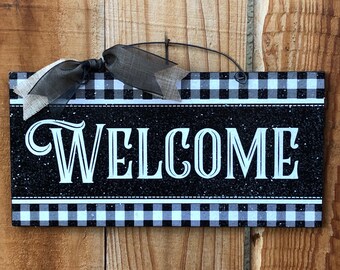 Buffalo Check Sign - Etsy