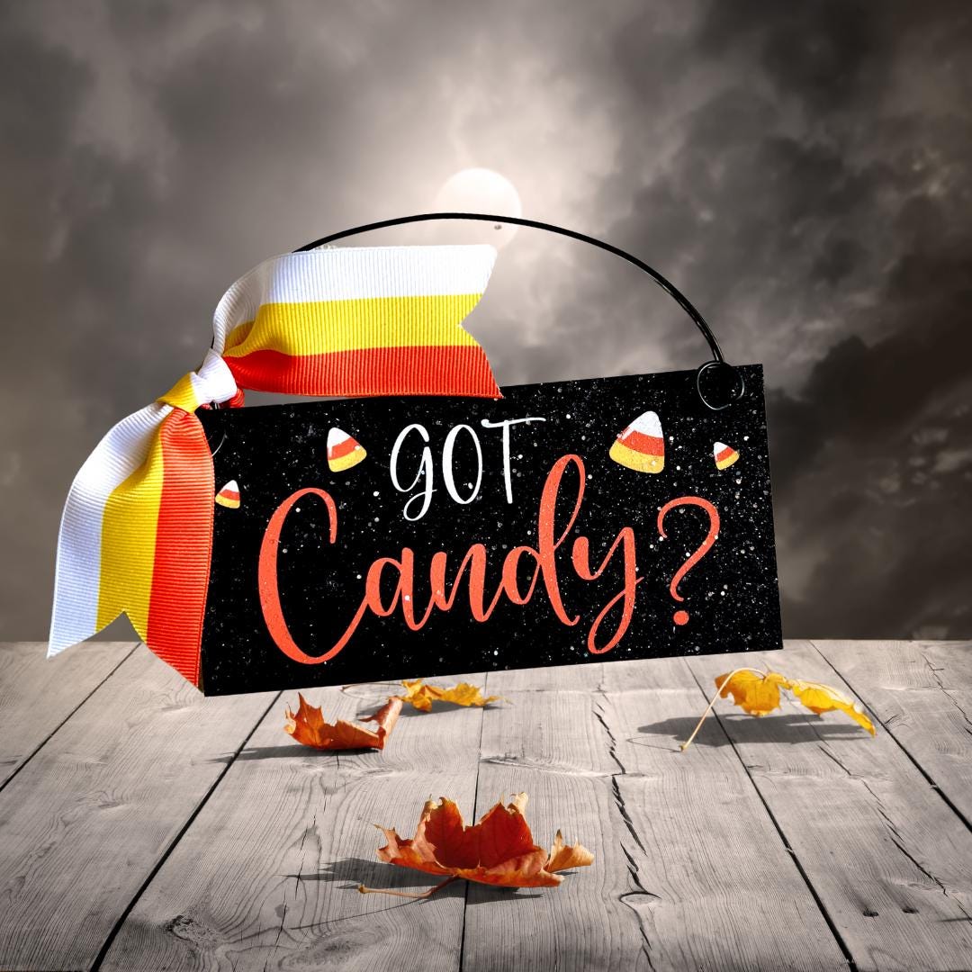 Got Candy Mini Sign 3x6 Inch Wood or Metal Option. - Etsy