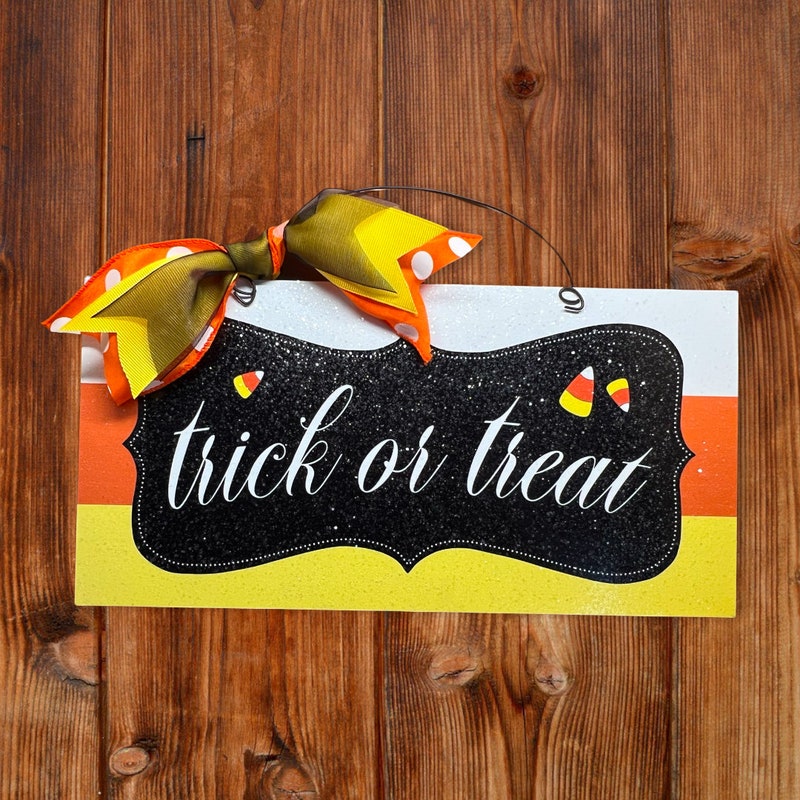 Candy Corn Sign - Etsy