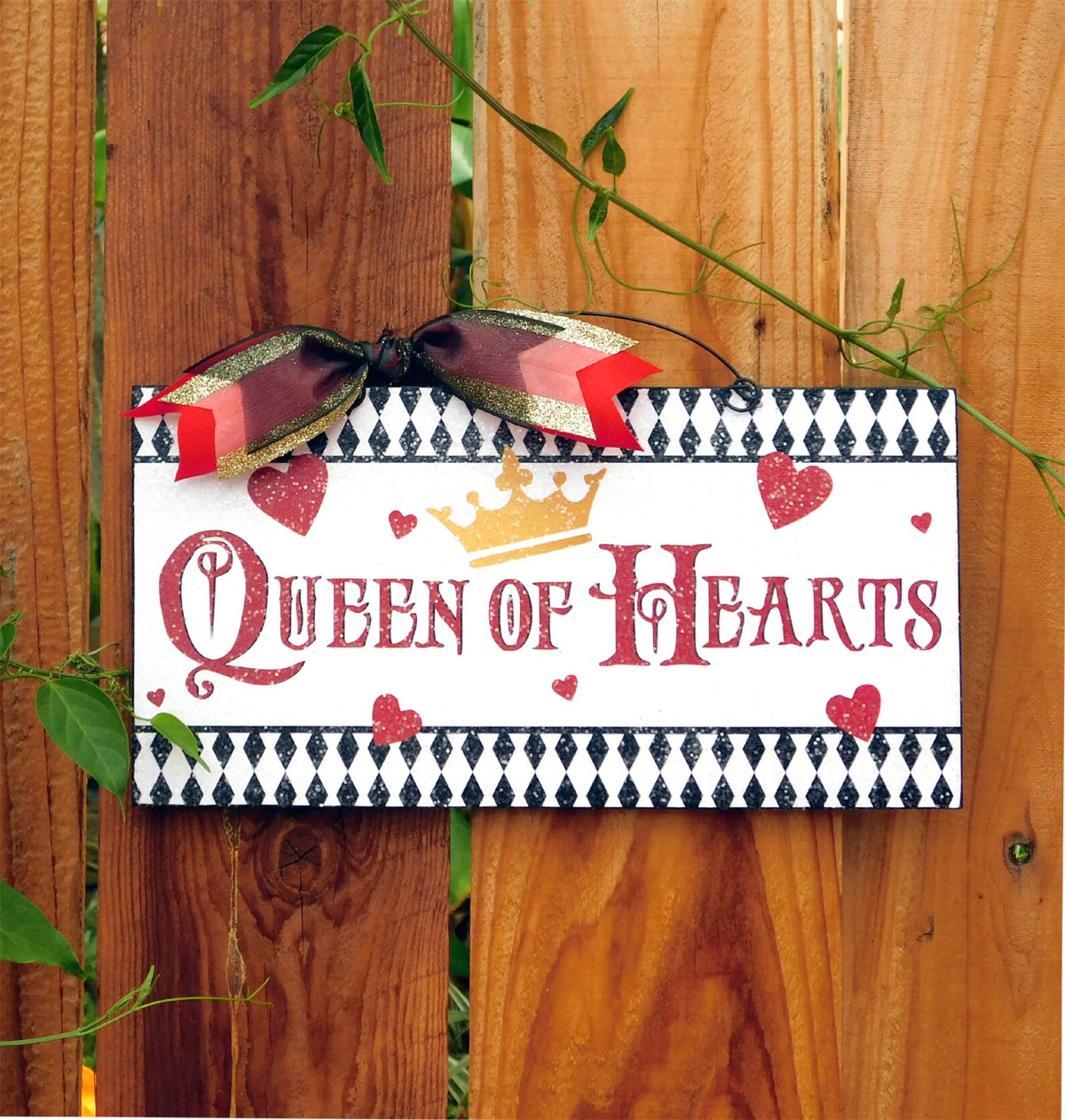 Queen of Hearts Sign. | Etsy