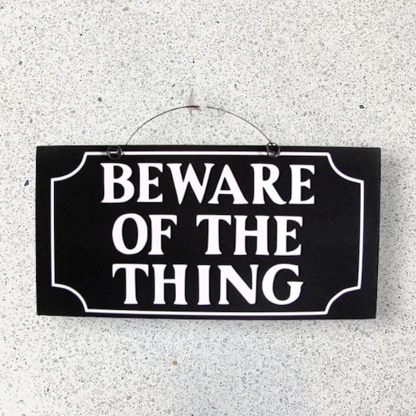 Addams Family Thing Sign - Etsy