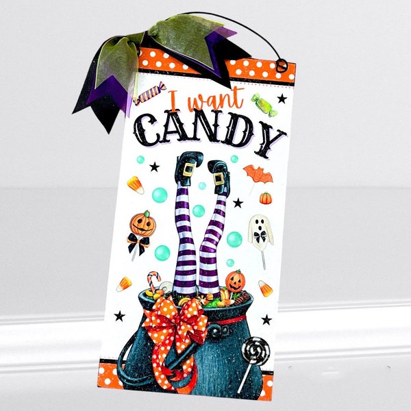 Halloween Candy Sign - Etsy