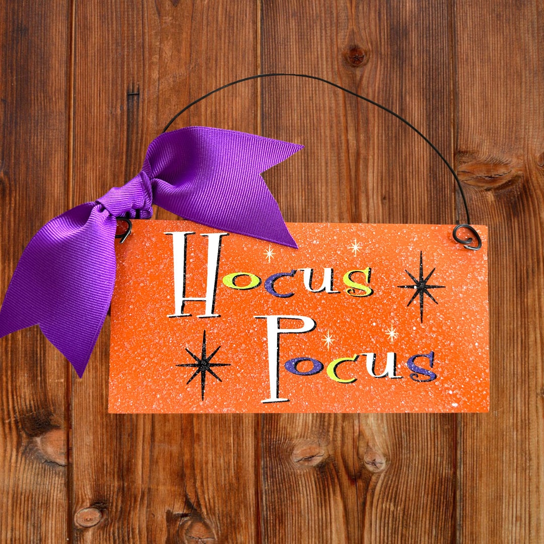 Hocus Pocus Mini Sign 3x6 In. - Etsy