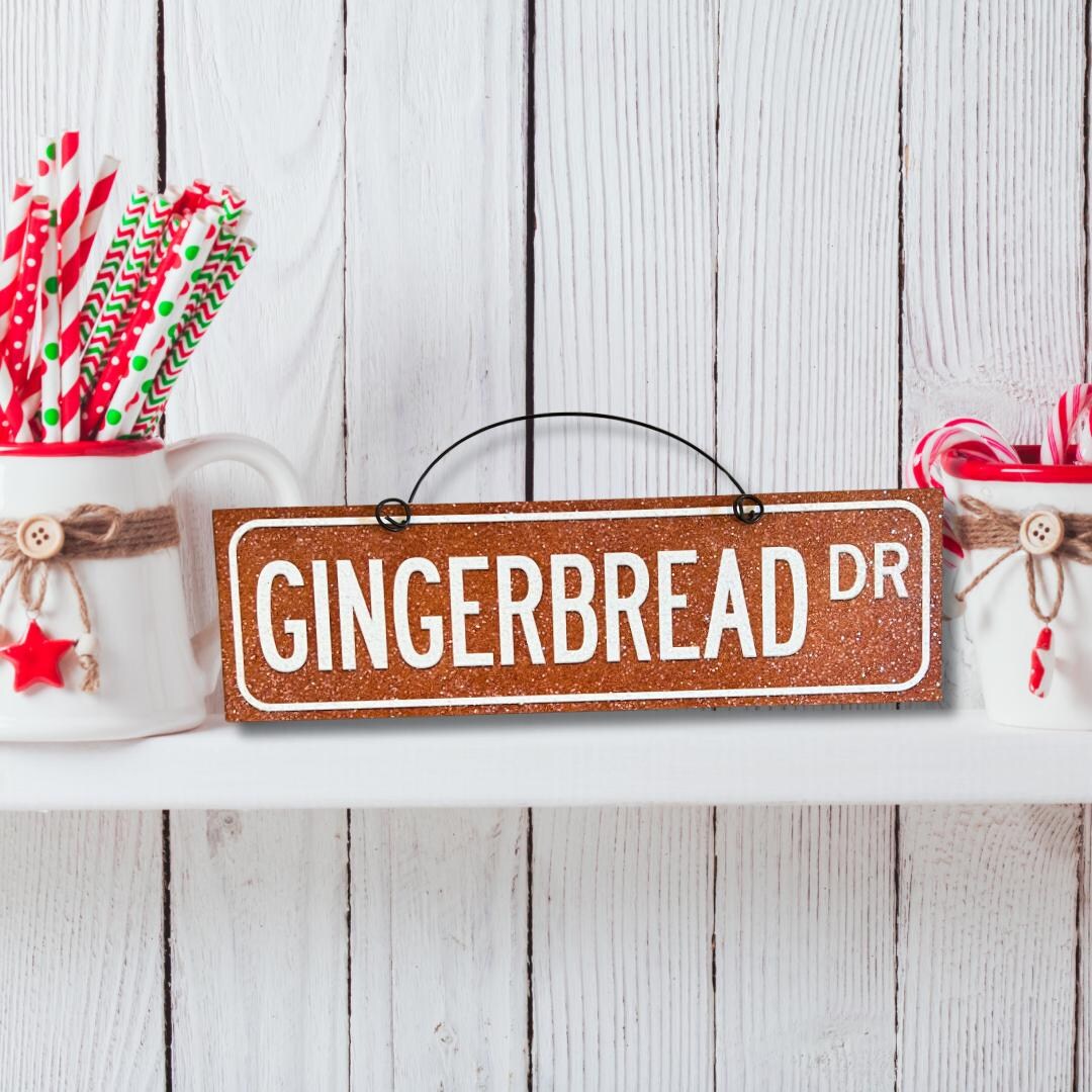 GINGERBREAD DR Street Sign 3.5x12 Inches. - Etsy