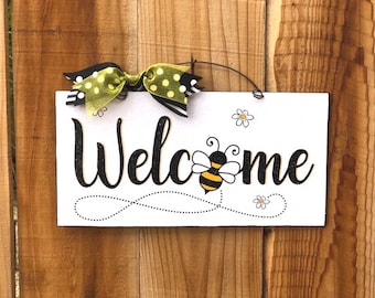 Bee Welcome Sign | Etsy