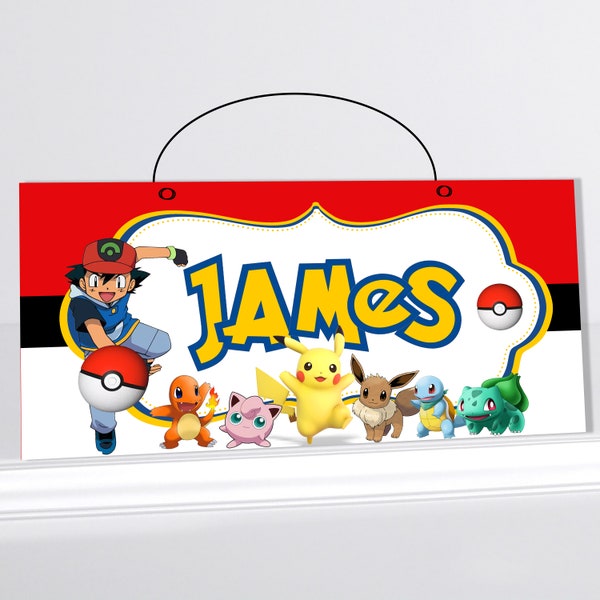 Custom Pokémons Sign - Etsy
